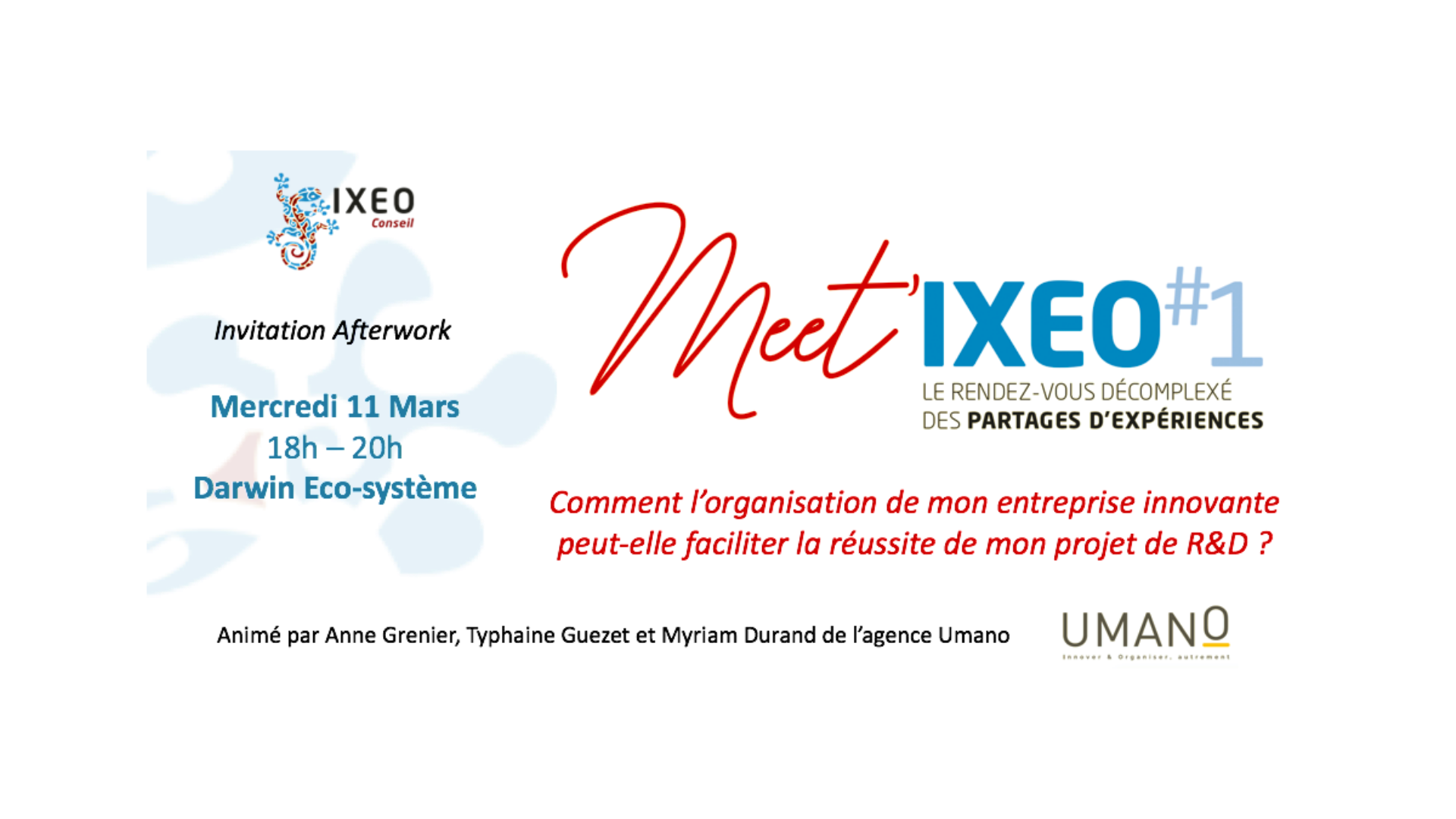Retour sur Meet'IXEO #1 - IXEO-Conseil